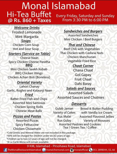 15 Best Places To Get Hi-Tea In Islamabad - Best Ambiance & Food