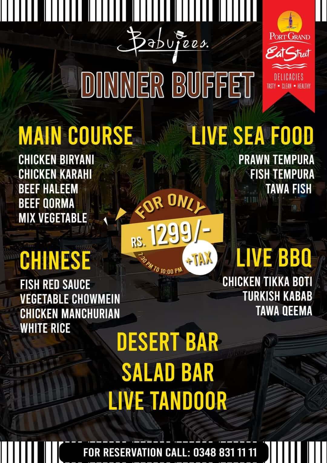 10 Places To Visit for Dinner Buffet in Karachi: Price & Menu
