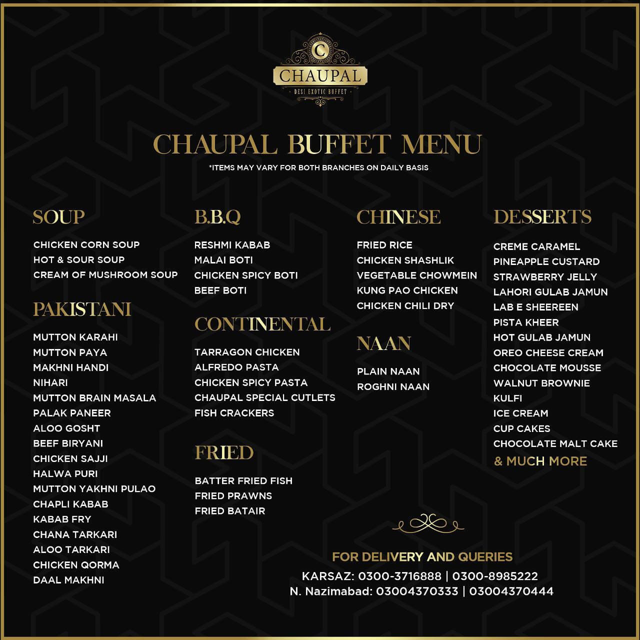 10 Places To Visit for Dinner Buffet in Karachi: Price & Menu