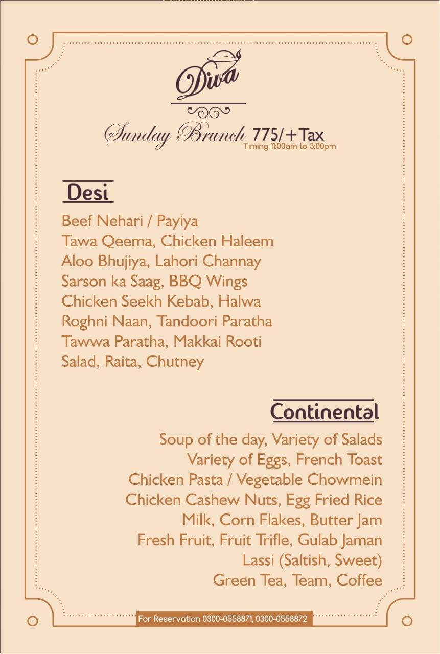 Diva Restaurant: Menu, Platter, Brunch, Ambiance & Reviews