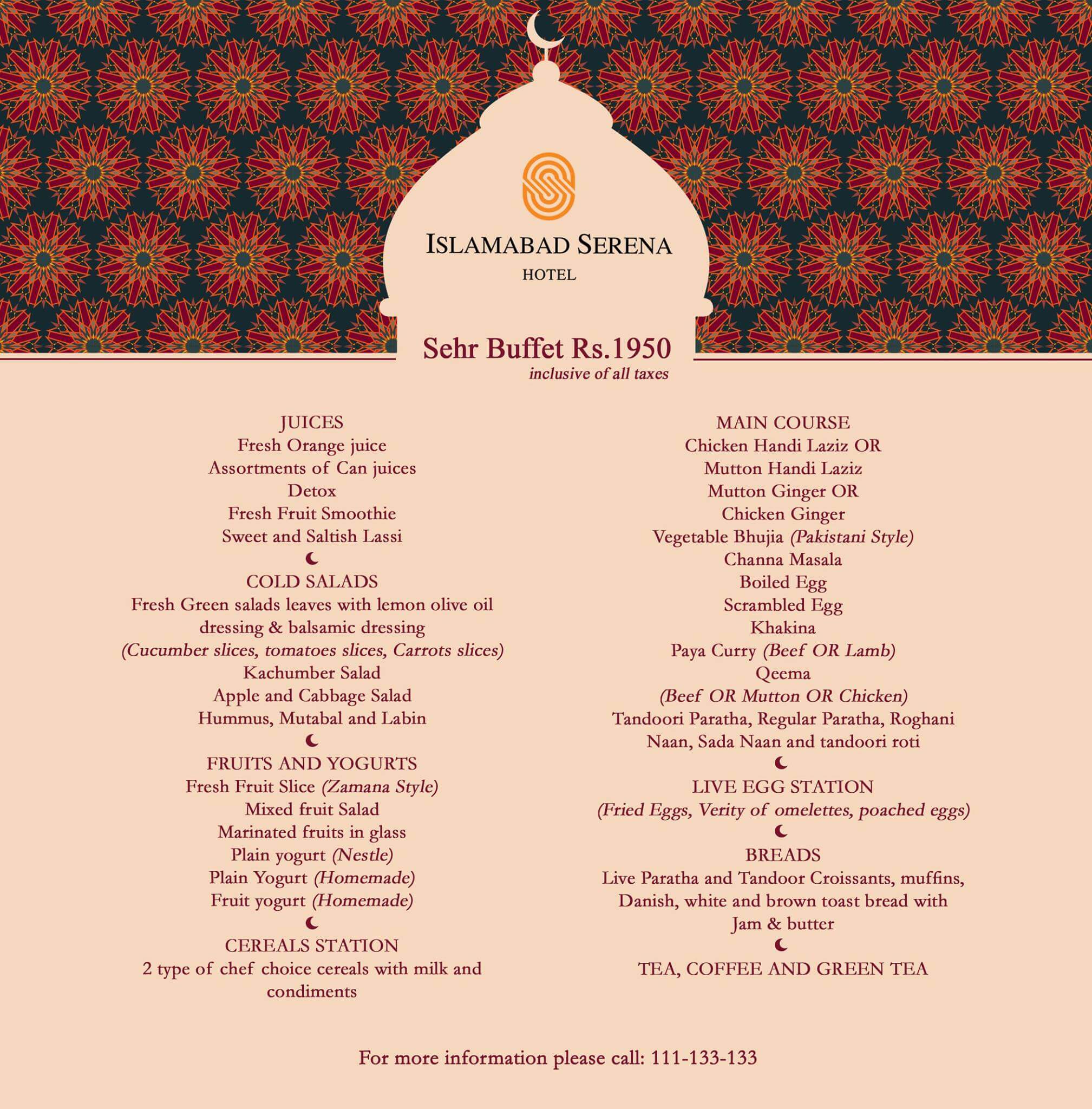 22 BEST Restaurants For Sehri in Islamabad: Menus & Prices