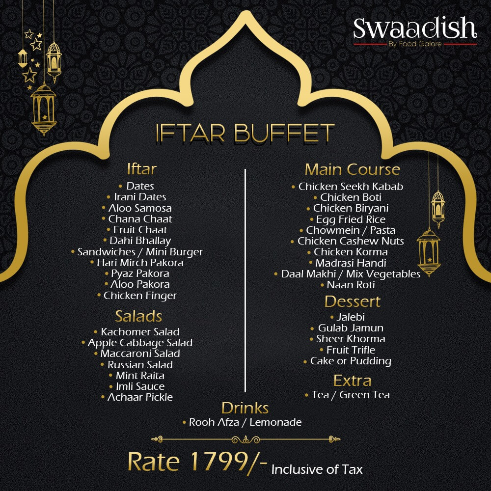 20 BEST Places For Iftar Buffet in Lahore: Menus & Prices