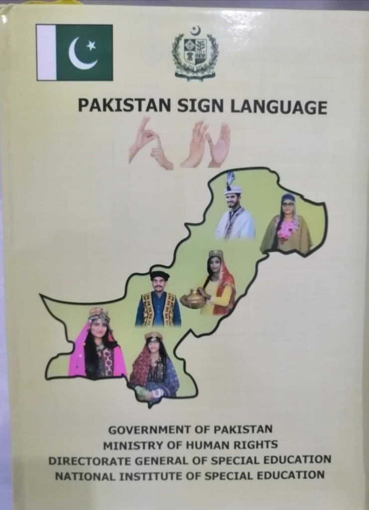 Govt. of Pakistan has Launched Pakistan Sign Language Book