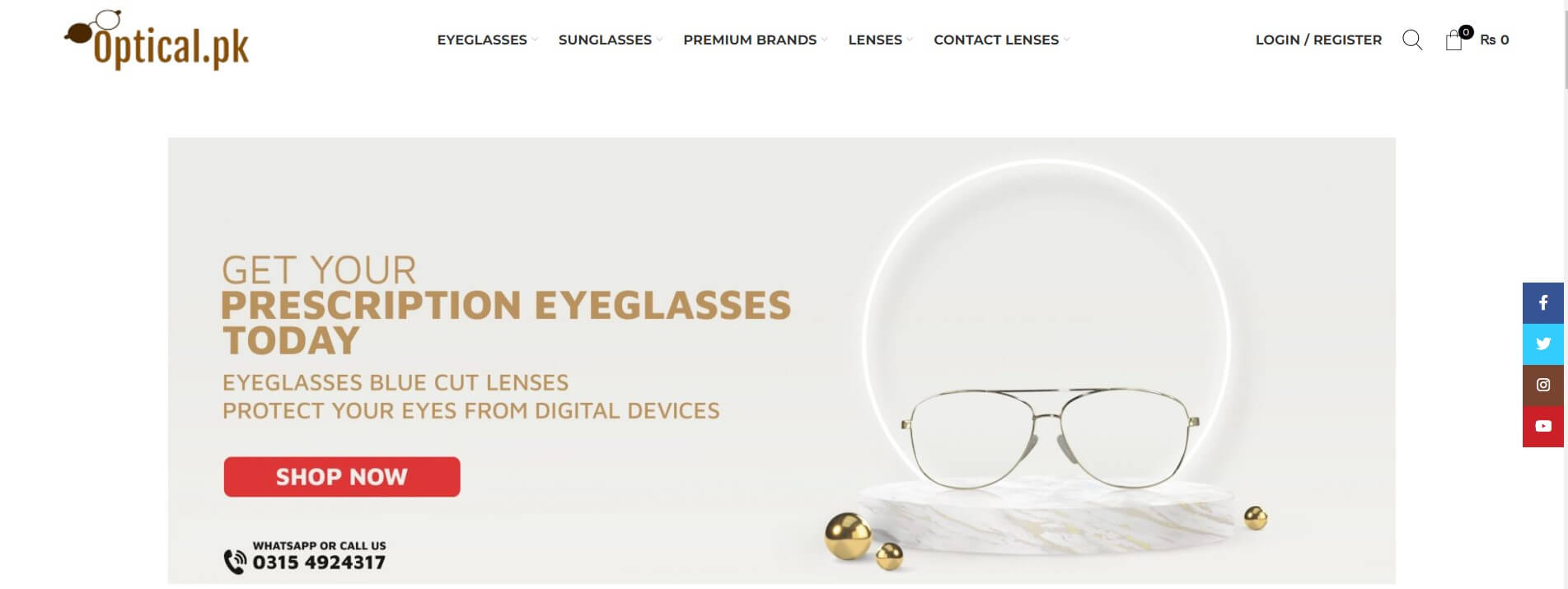 10 Store To Buy Glasses Online in Pakistan - 2024