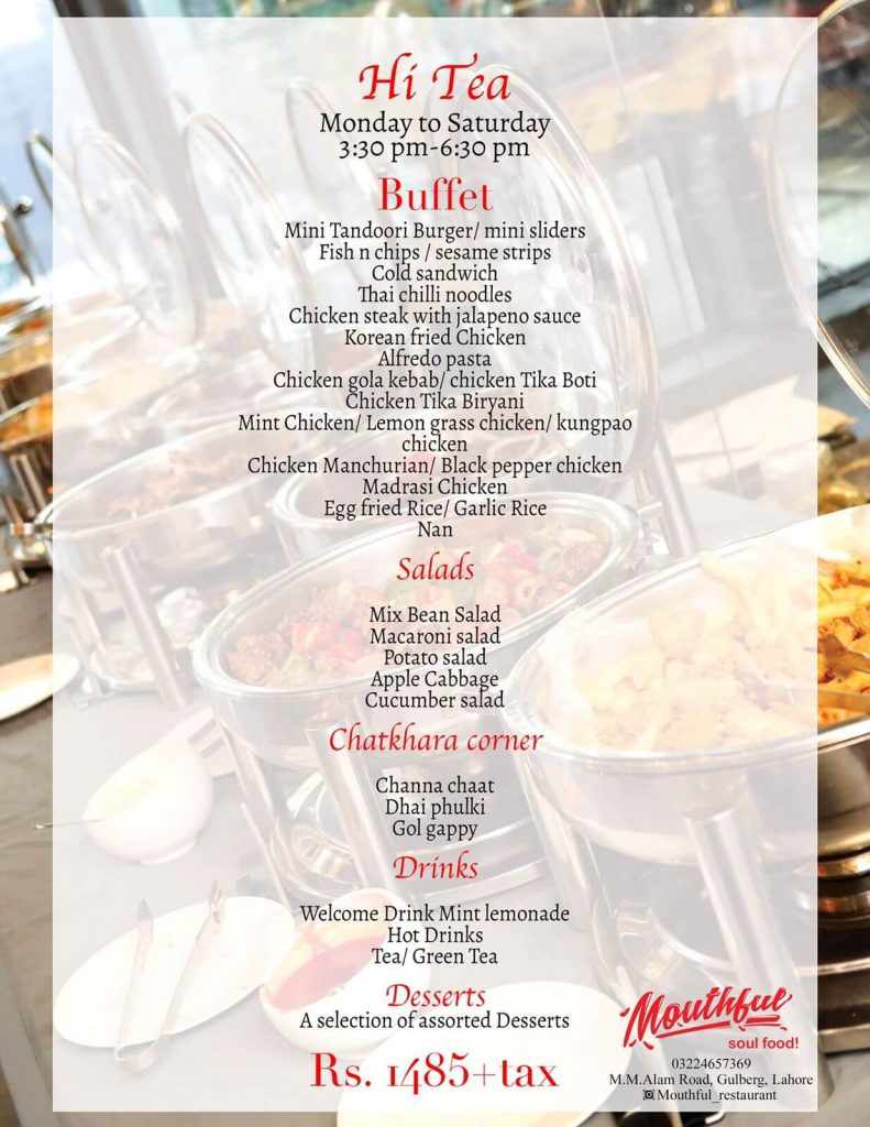 15 Best Places to Enjoy Hi-Tea Buffet in Lahore - 2023 Updated