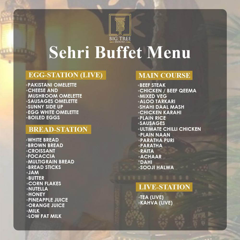 7 BEST Restaurants For Sehri in Karachi: Menus & Prices