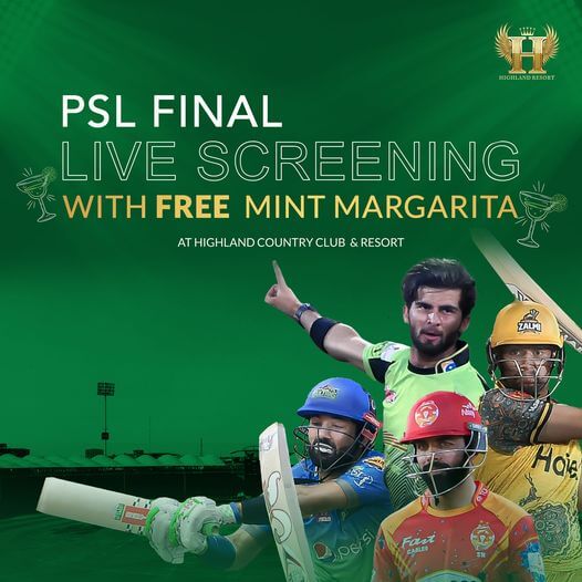 PSL 8 Final Live Screening - Places to Visit in Islamabad
