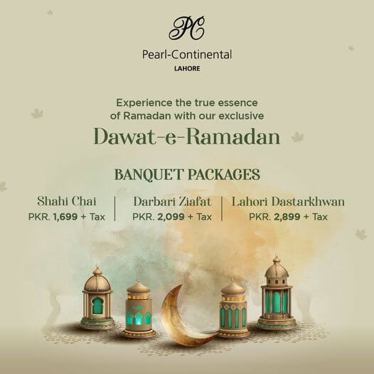 PC Iftar Buffet Branches Menu Contact Info