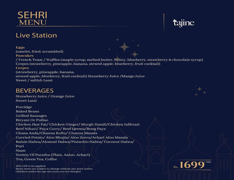 20 BEST Restaurants For Sehri in Lahore: Menus & Prices