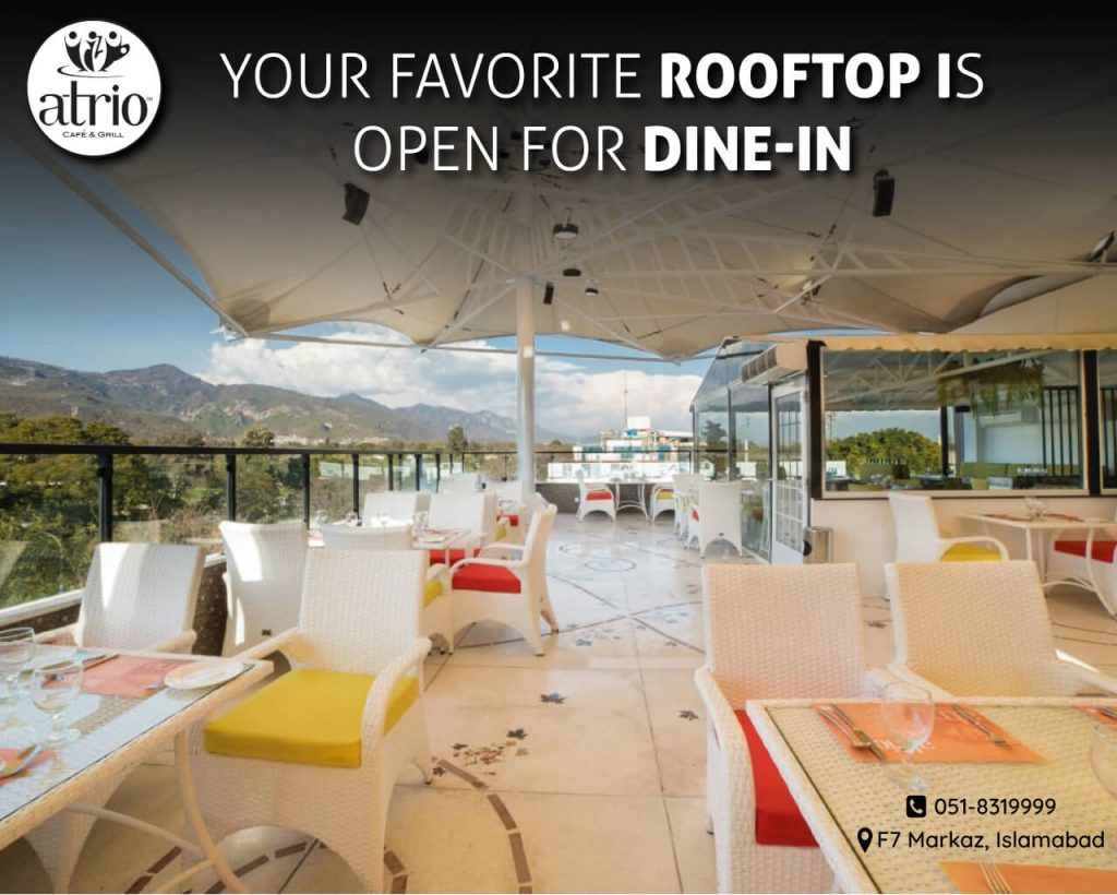 8 Rooftop Restaurants in Islamabad: Menus & Contact Info