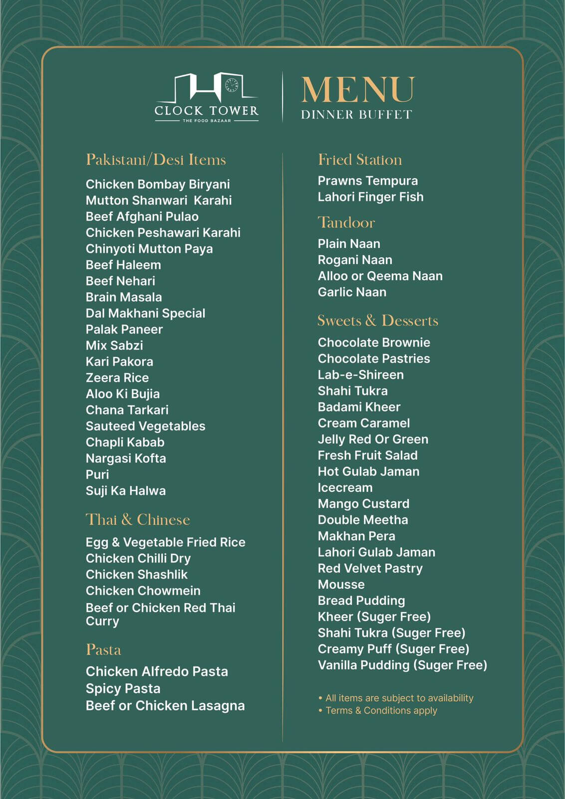 10 Places To Visit for Dinner Buffet in Karachi: Price & Menu