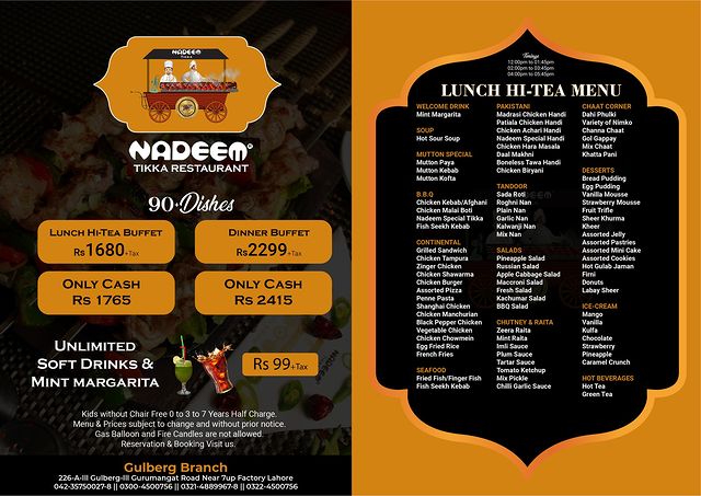 25 Best Restaurants For Dinner Buffet In Lahore with Prices - 2023