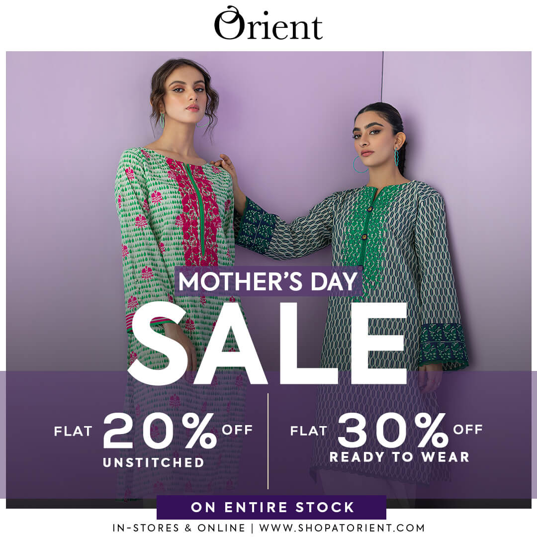 Orient Textiles Mother’s Day Sale 2023 - Elegant Clothing for Moms