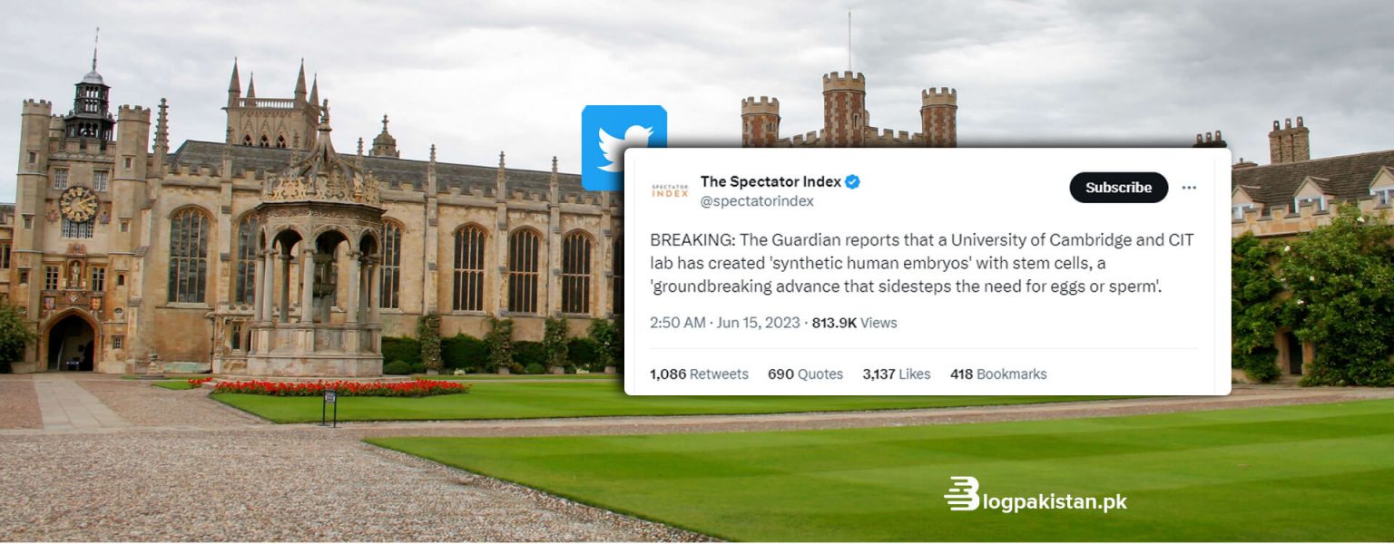 Cambridge University Develops Synthetic Human Embryos - Are Lab-Grown ...