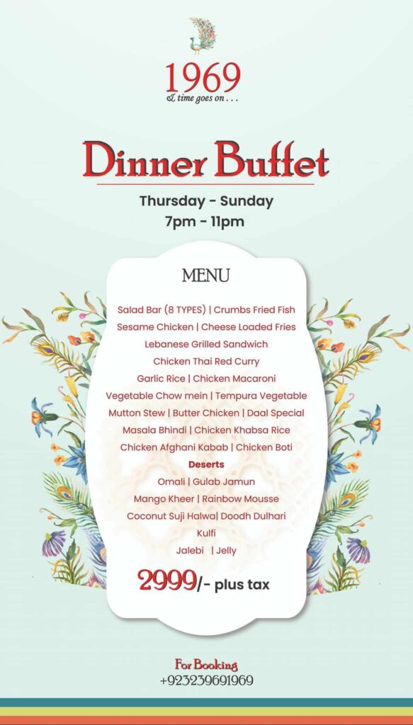 7 Best Places to Visit For Dinner Buffet in Islamabad - 2024