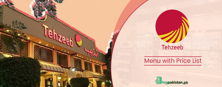 Tehzeeb Bakers Menu with Price List Recently Updated 2025