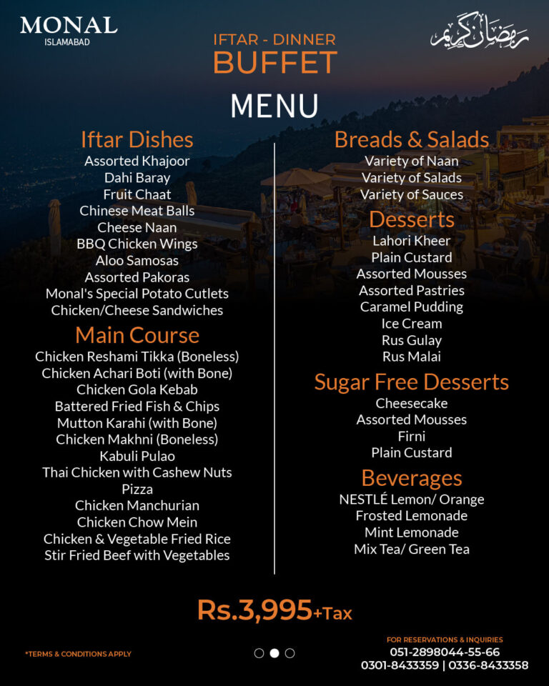 11 Spots For Luxury Iftar Buffet in Pakistan - Islamabad, Lahore, Karachi