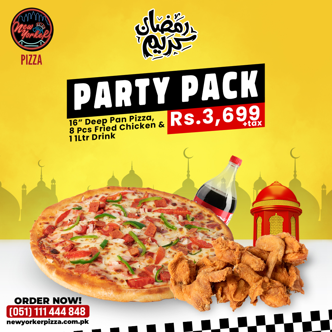 New Yorker Pizza Ramadan Deals 2024 - Menu & Prices
