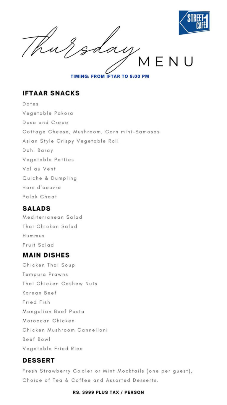 11 Spots For Luxury Iftar Buffet in Pakistan - Islamabad, Lahore, Karachi